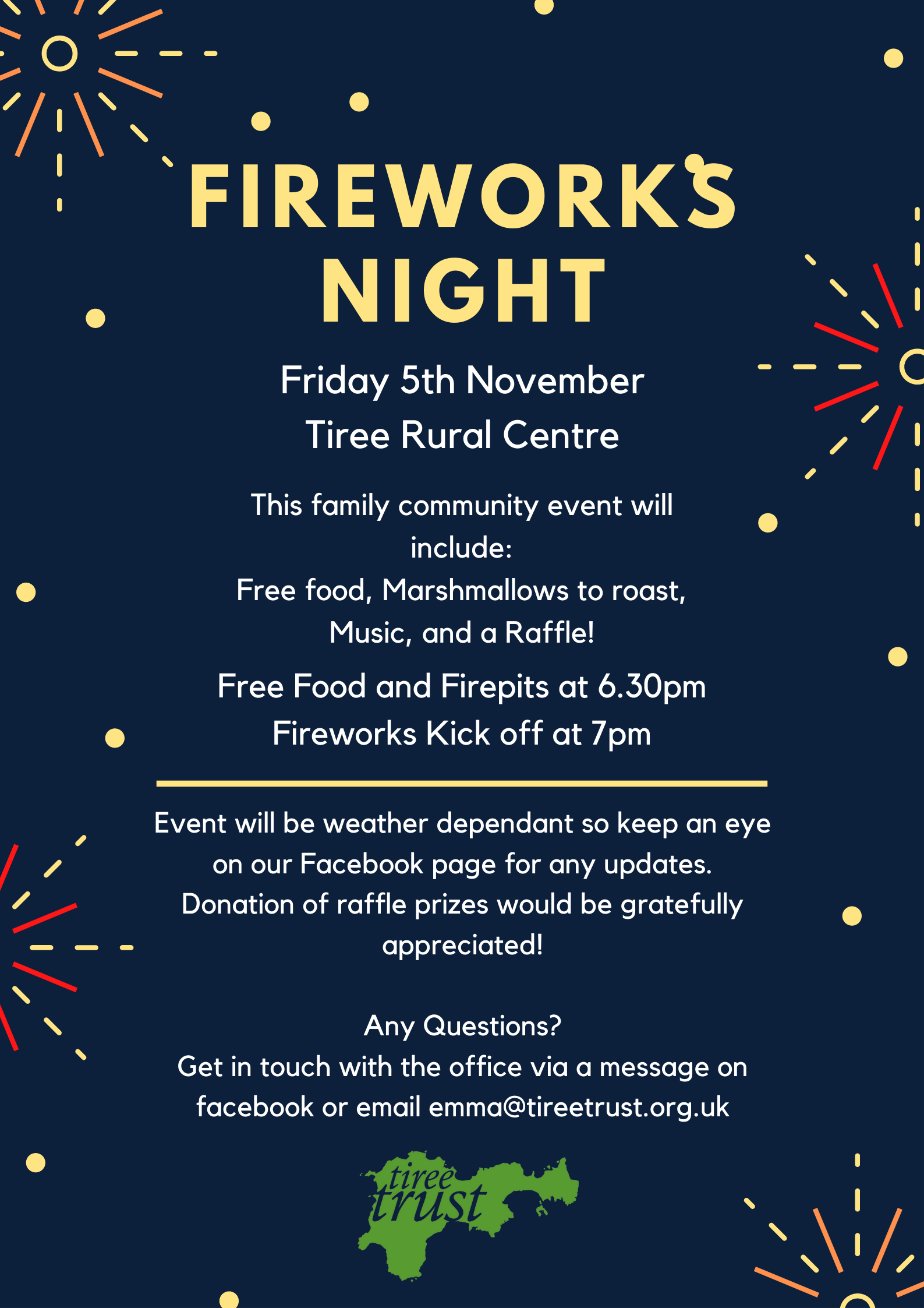 Fireworks night 2021 – Tiree Community Development Trust